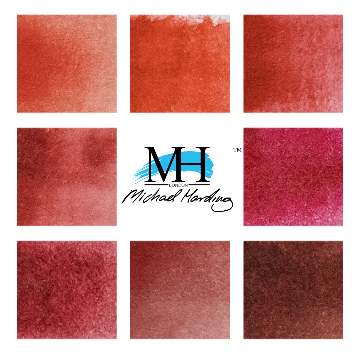 Michael Harding Artists Watercolor 15ml Tubes - Red Colors – MC Art ...