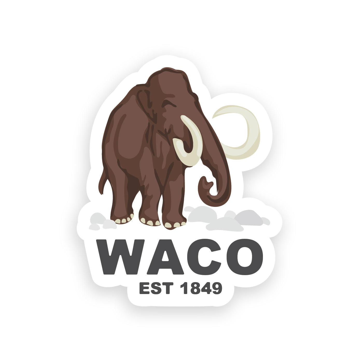 Waco Sticker / Mammoth – MC Art Supplies