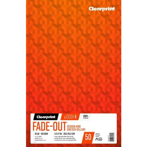 Clearprint Fade-Out Design and Sketch Vellum Pads – MC Art Supplies