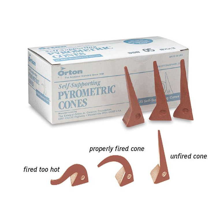 Orton Self-Supporting Pyrometric Cones – MC Art Supplies