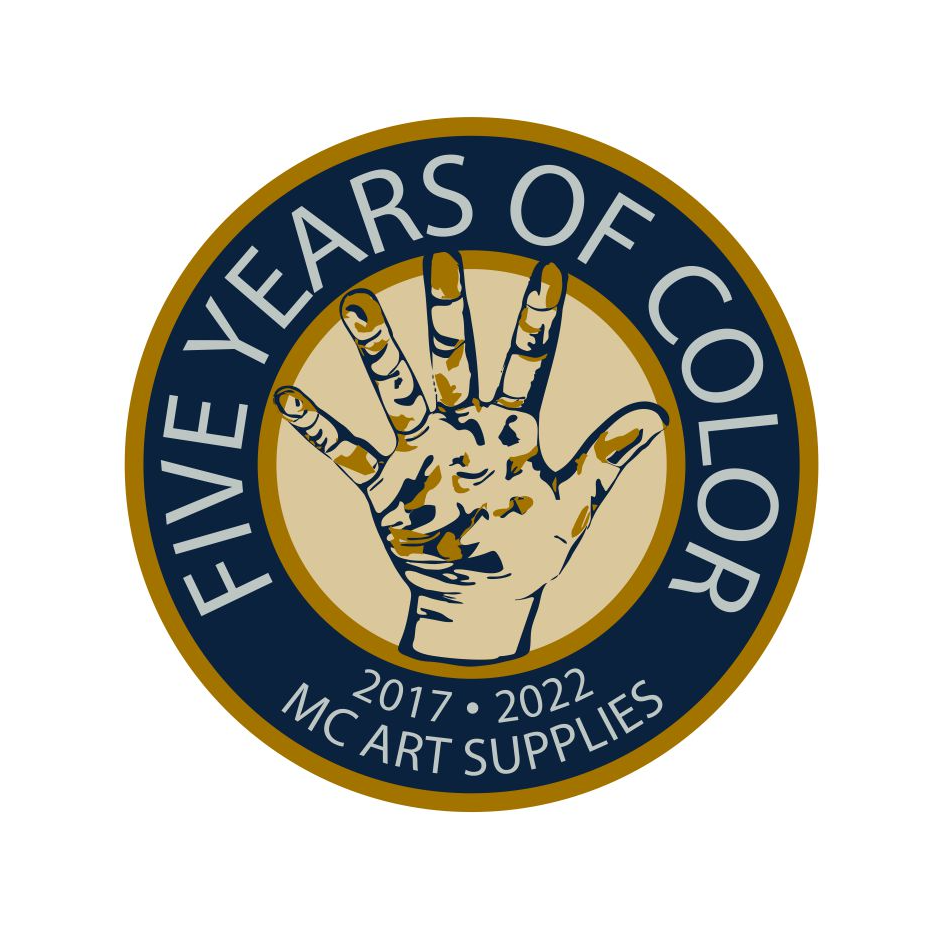 *Limited Edition* 5-Year Anniversary Iron-On Patch – MC Art Supplies